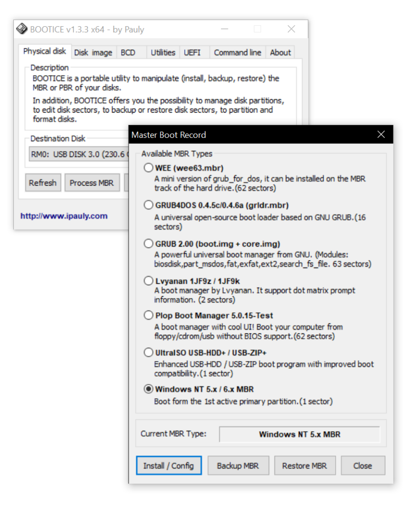 BOOTICE - Disk Management - jjv360's Blog